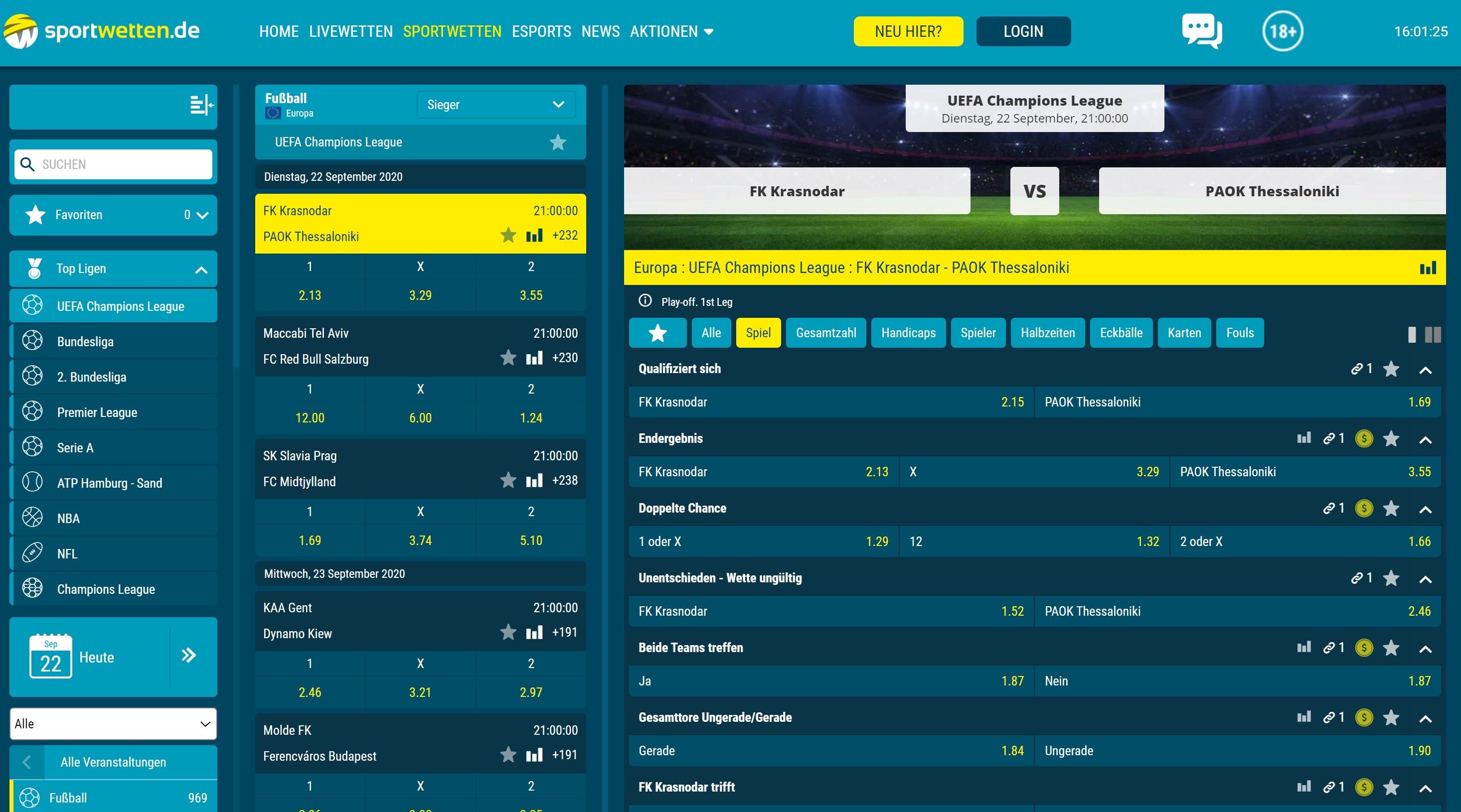 Sportwetten.de » Bis zu 35 EUR Sportwetten Bonus | Mai 2021