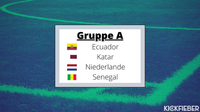 WM 2022 Gruppe A: Spielplan, Teams & Gruppensieger Quoten